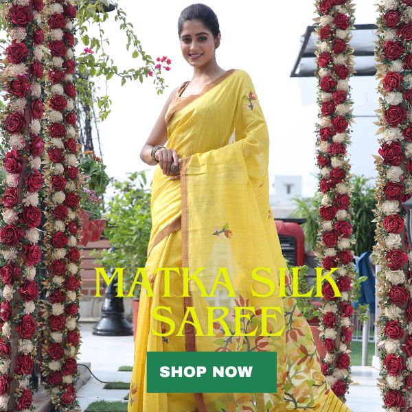 MATKA SILK JAMDANI SAREE – BENGAL HANDLOOM
